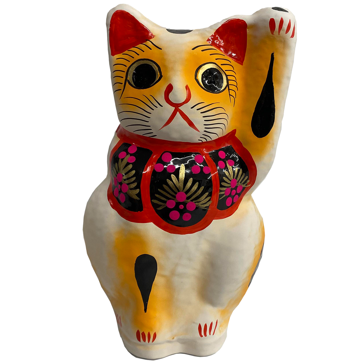 20cm Maneki Neko Lucky Cat - Handmade in Japan | Happy Piranha