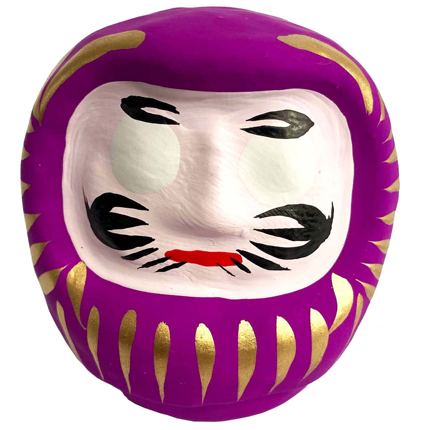 5cm Takasaki Daruma - Handmade Japanese Good Luck Doll | Happy Piranha