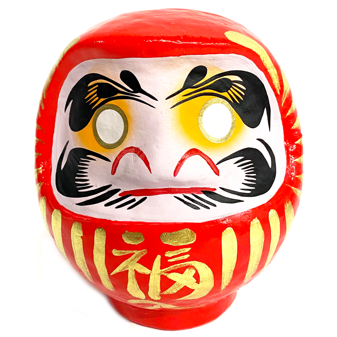 12cm Takasaki Daruma Handmade Japanese Good Luck Doll | Happy Piranha
