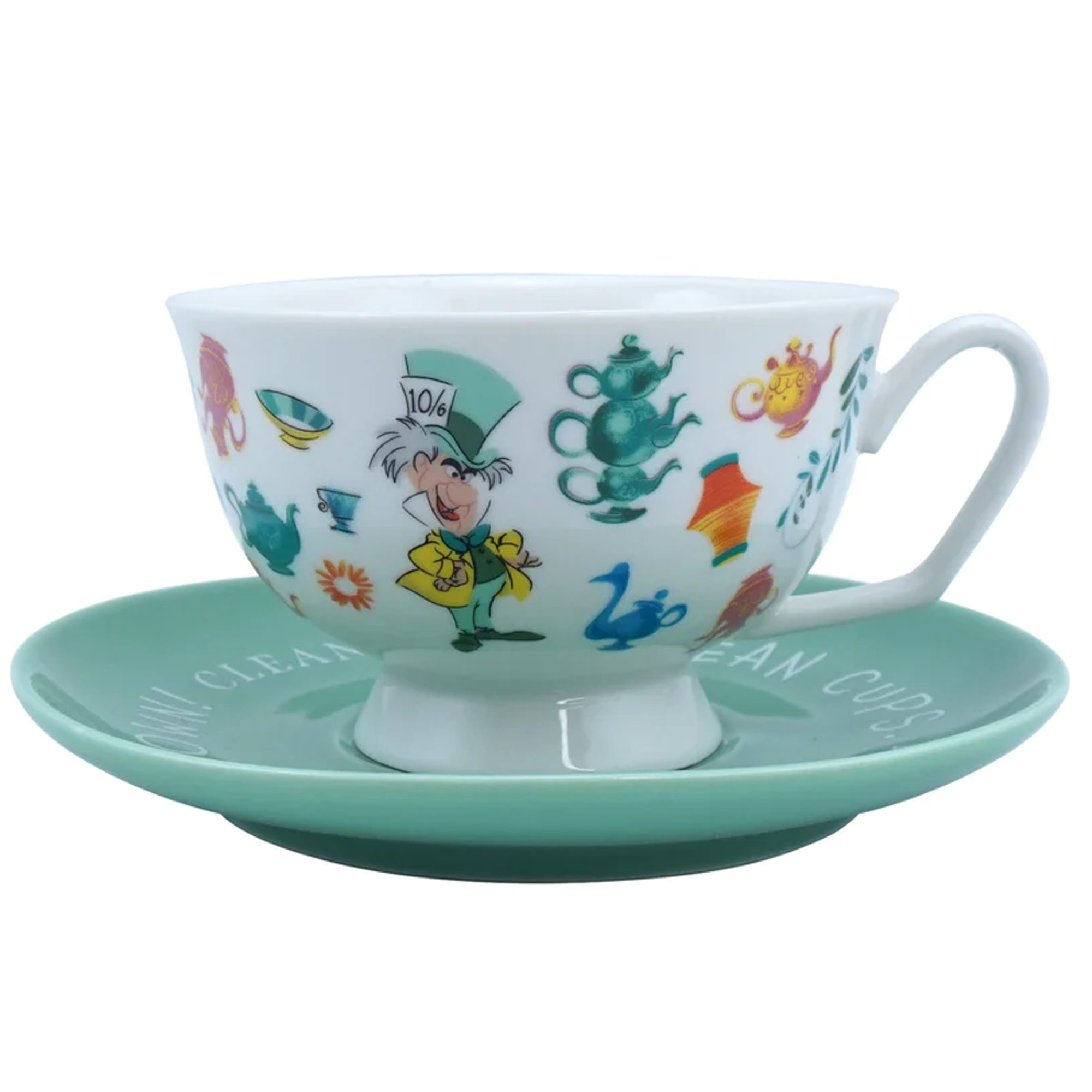 Disney Alice in Wonderland Cup and Saucer Set | Happy Piranha