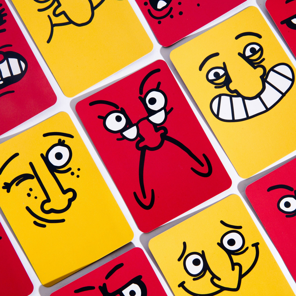 Good Face Bad Face Card Game | Happy Piranha