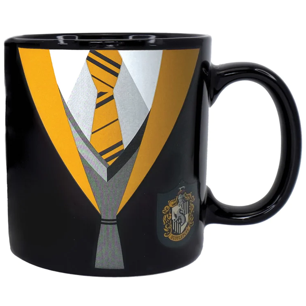 Hufflepuff Uniform - Heat Change Harry Potter Mug | Happy Piranha