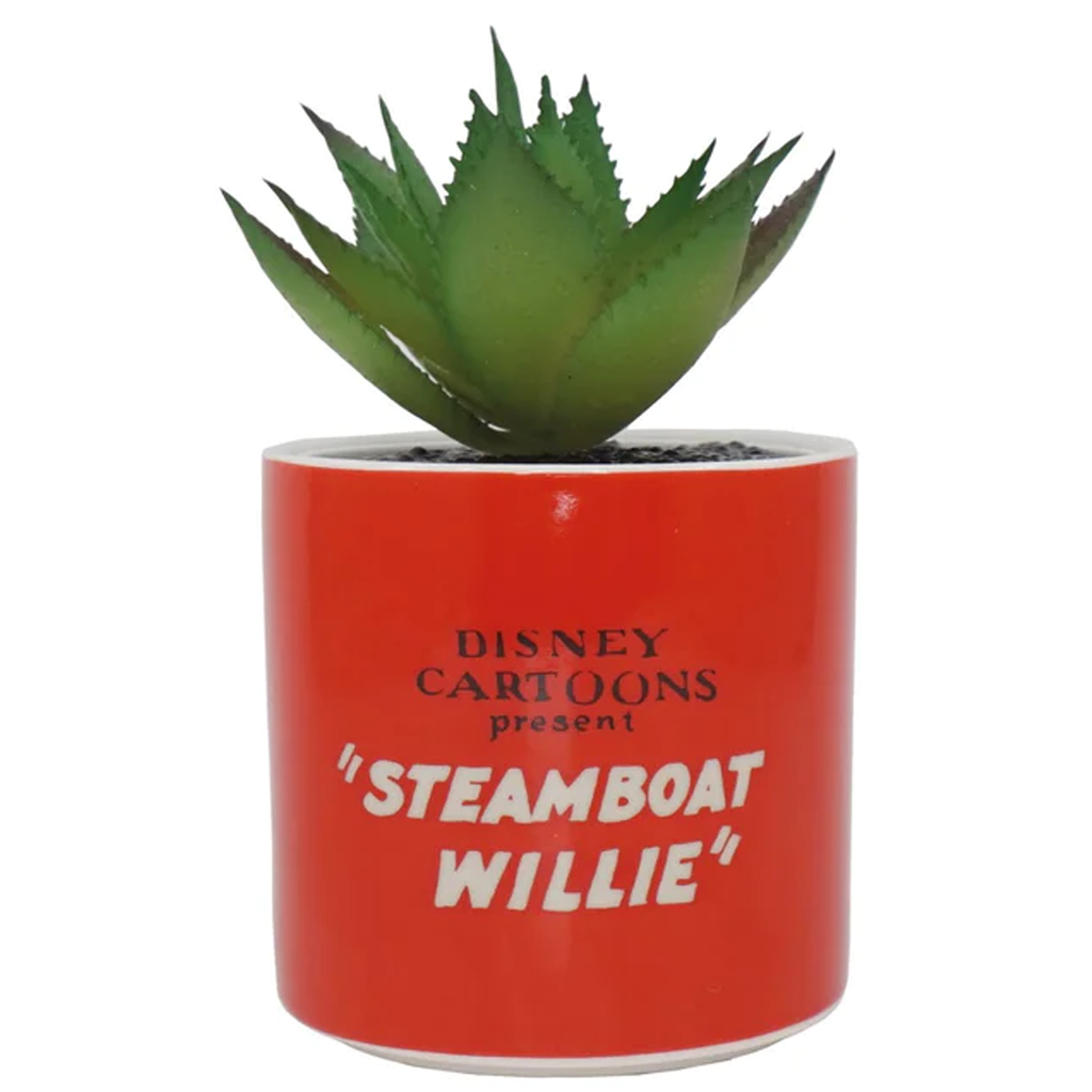 Steamboat Willie - Mickey Mouse Disney Pot & Plant | Happy Piranha