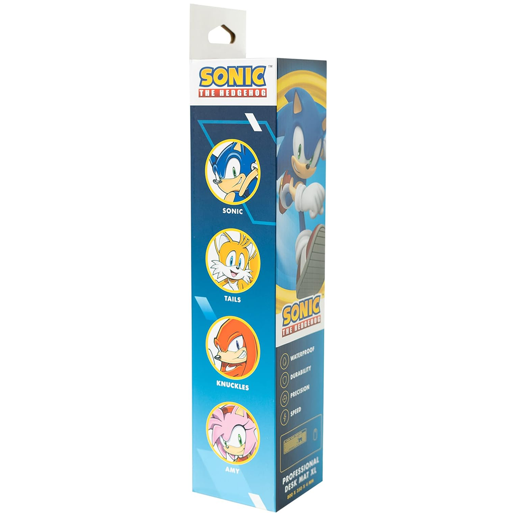 Sonic the Hedgehog XXL Mouse Pad & Keyboard Mat | Happy Piranha