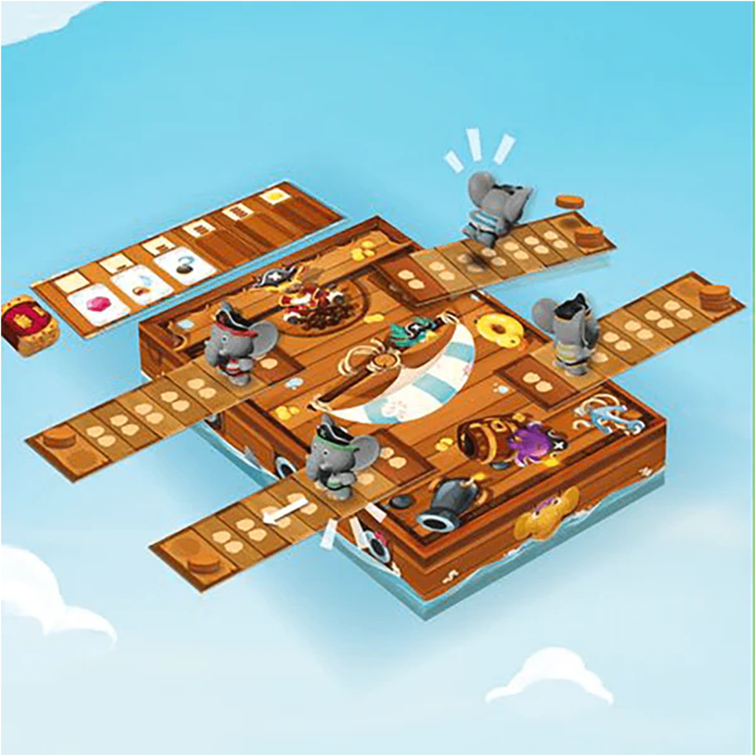 Stomp the Plank Board Game | Happy Piranha