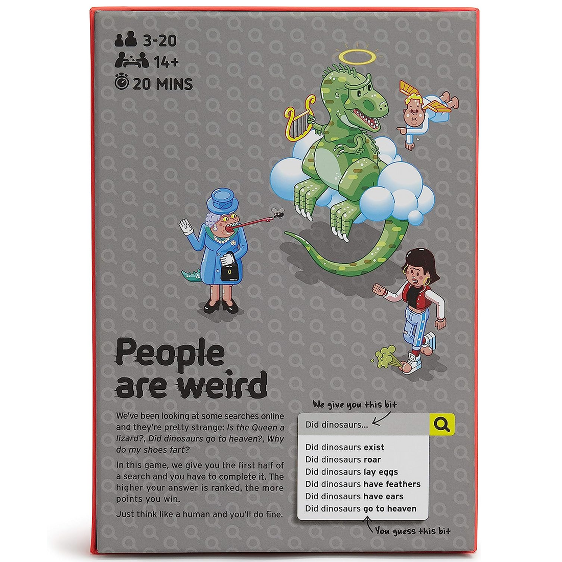 Weird Things Humans Search For - Party Card Game | Happy Piranha