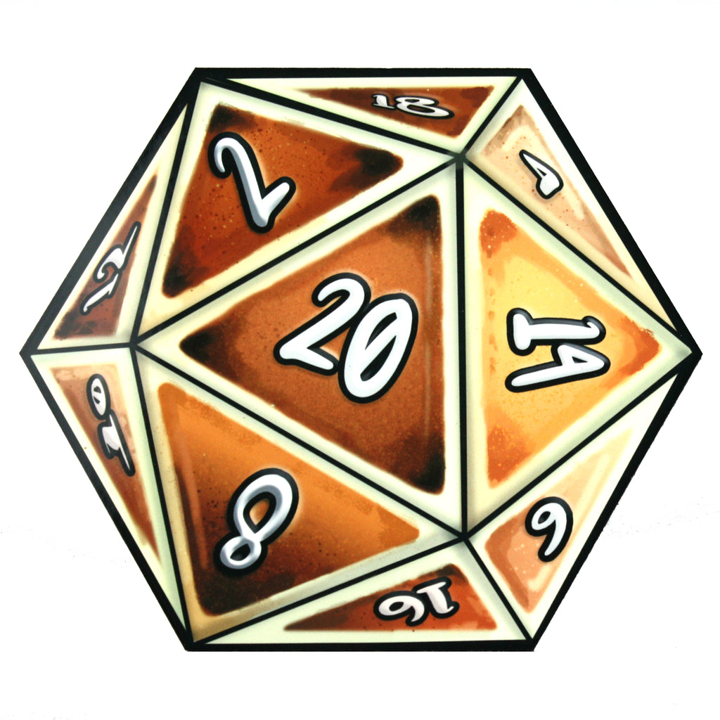 D20 Dice Coaster: Dungeons & Dragons Inspired Designs | Happy Piranha