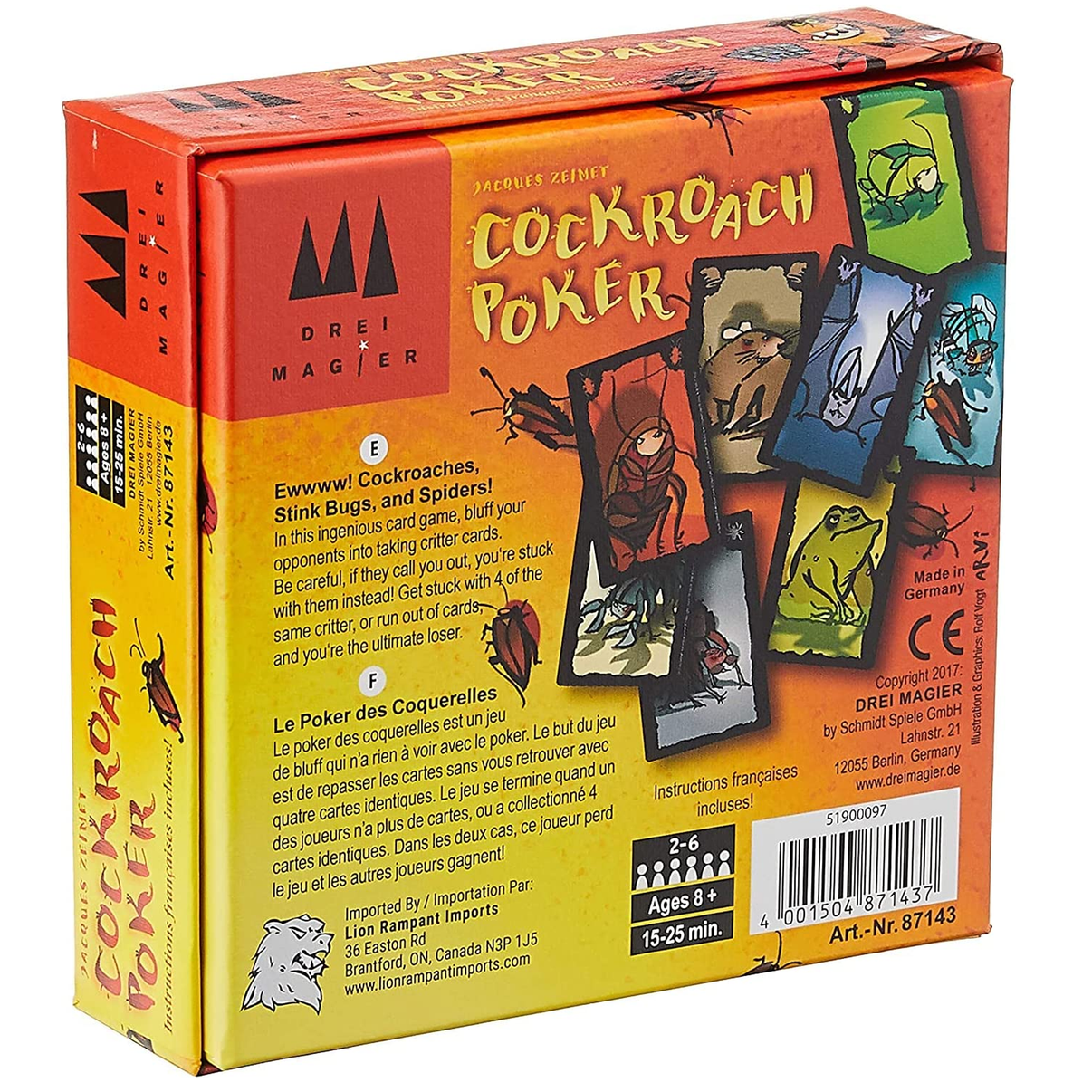 Cockroach Poker Card Game | Happy Piranha