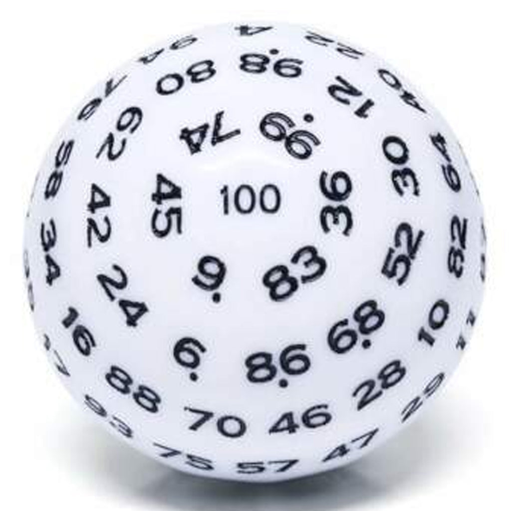 D100 - One Hundred Sided Dice for Tabletop Gaming | Happy Piranha