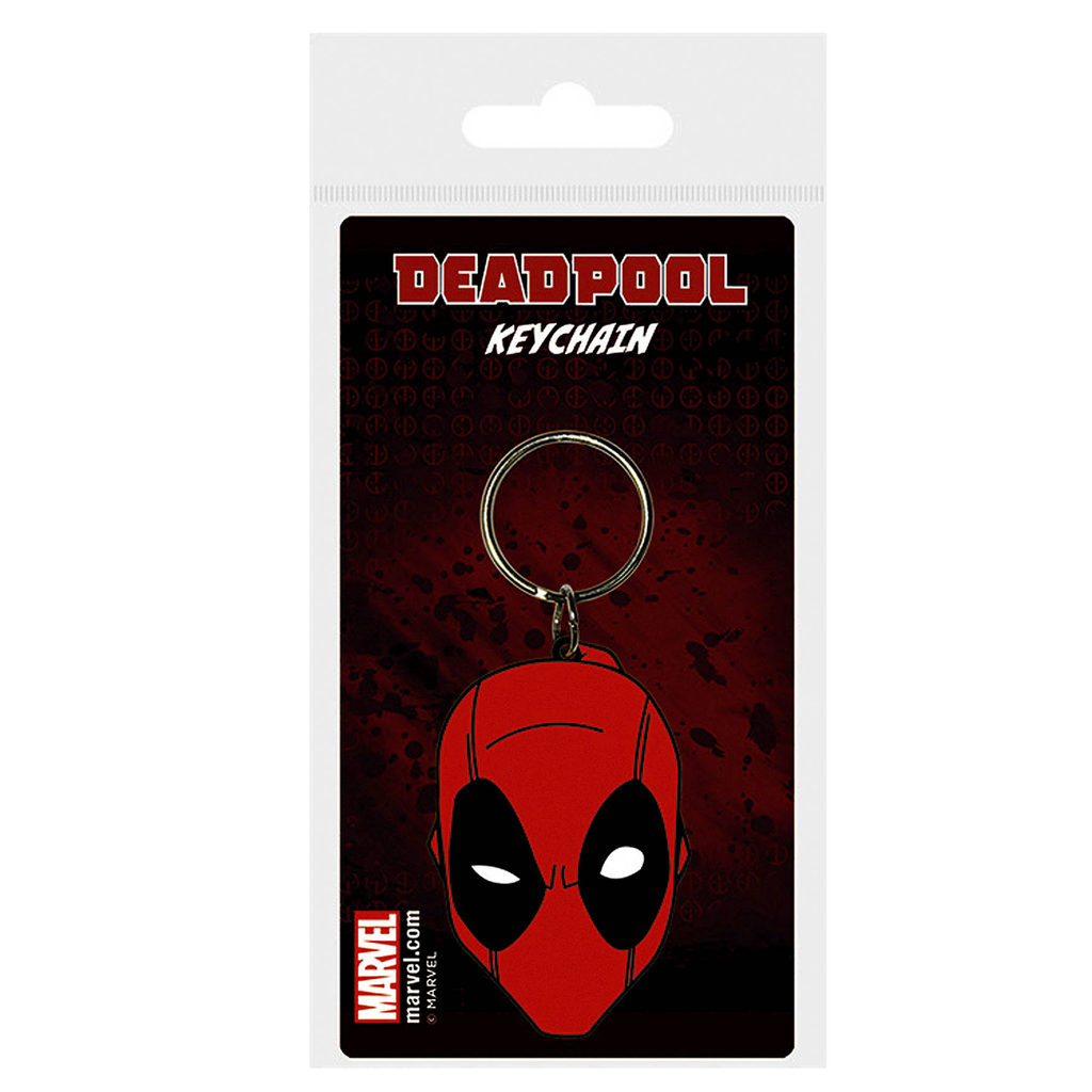 Marvel Deadpool Rubber Keychain | Happy Piranha