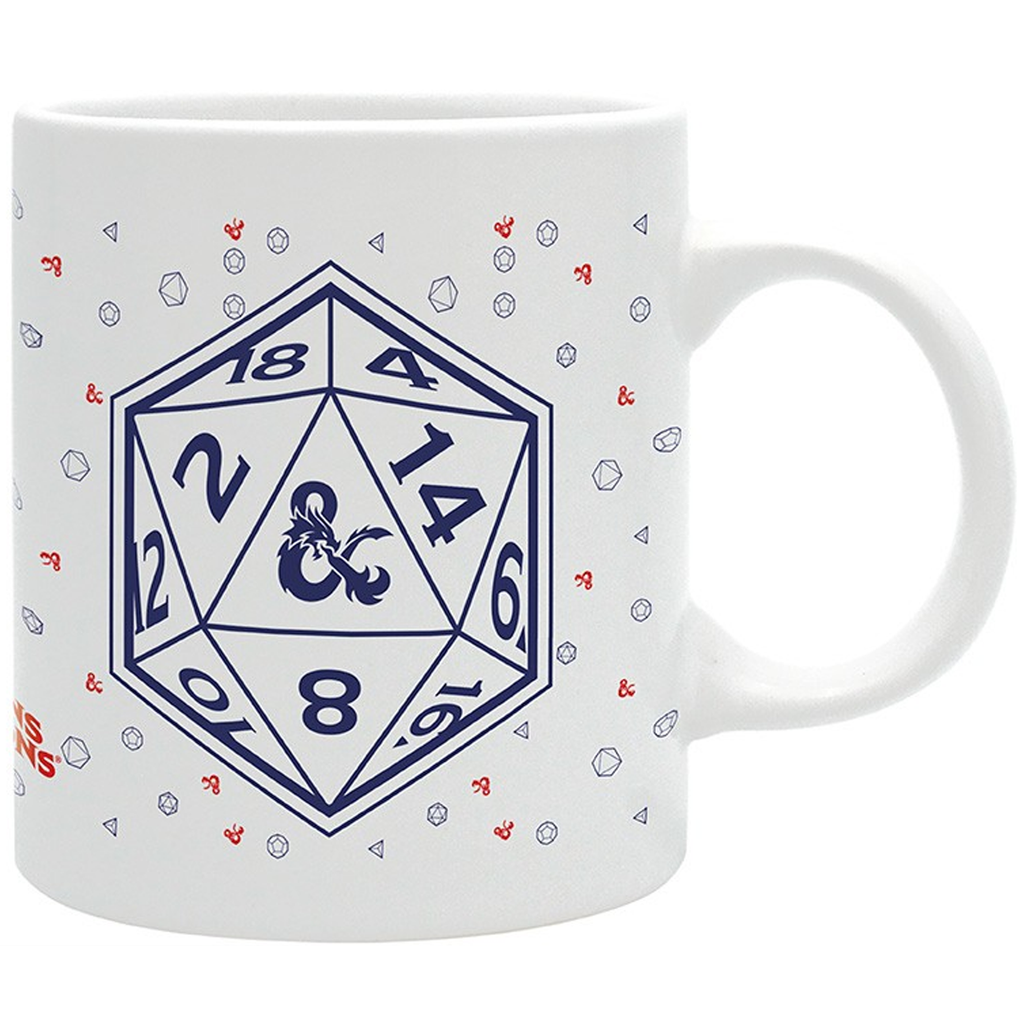 Dungeons and Dragons (DnD) D20 Dice Mug | Happy Piranha