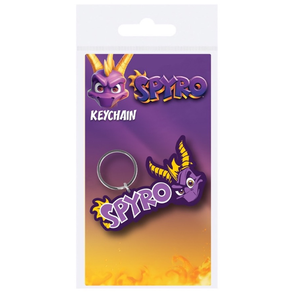 Spyro the Dragon Rubber Key Chains | Happy Piranha
